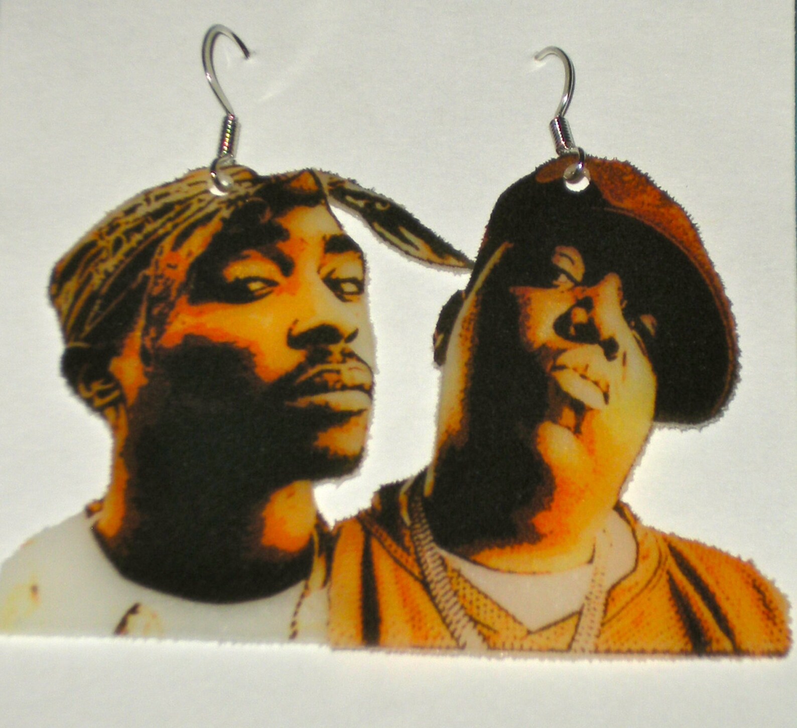 Biggie and Tupac Earrings - Etsy