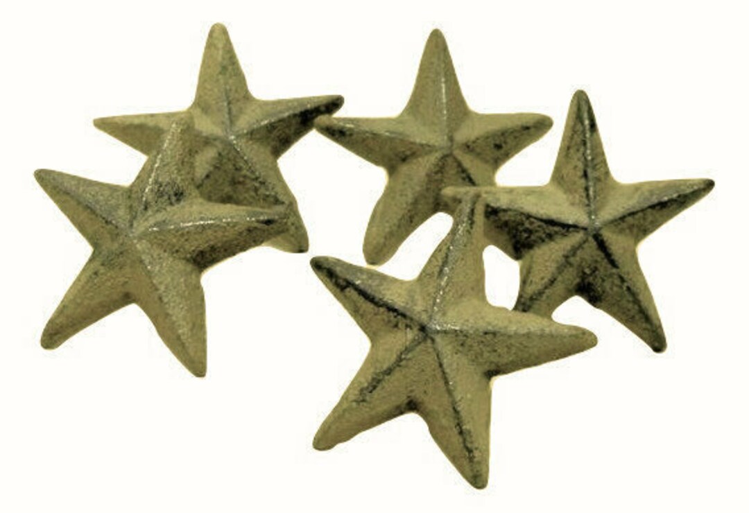 40 Pc Wholesale Set Cast Iron Nail Stars 2 Wide W/ Nail in the Back for ...