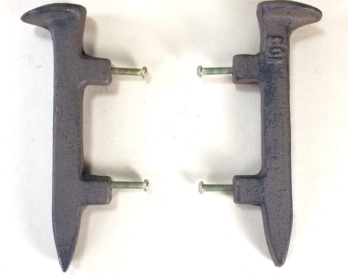 SET OF 4 Wrench Handles Wrench Drawer Pull Carpenter Tools Industrial ...