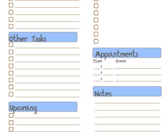 Daily Docket Planner - Etsy