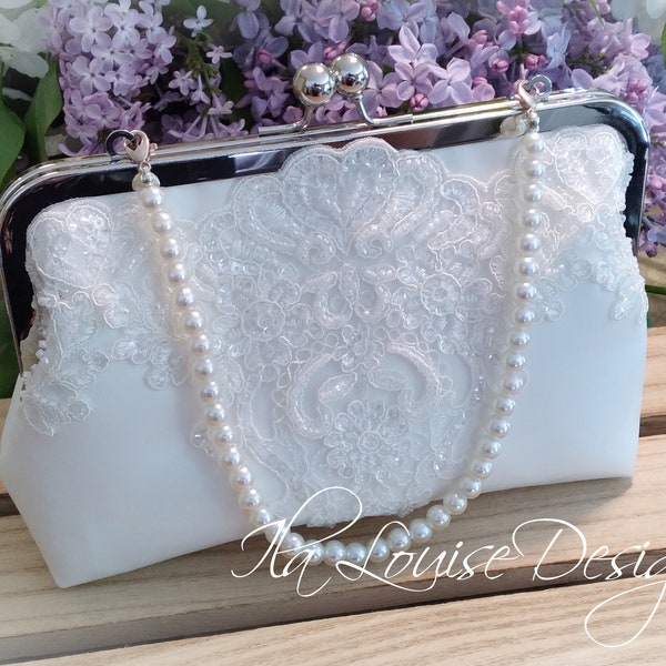Ivory Bridal Clutch - Etsy