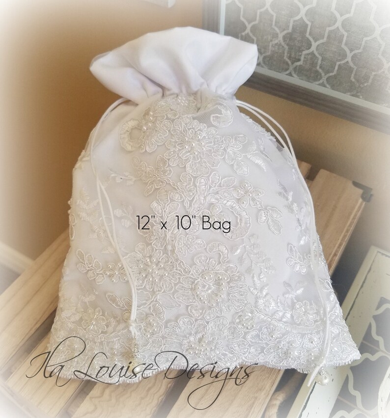 White Beaded Dollar Dance Bag Wedding Money Bag Bridal Bag | Etsy