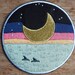 Eclipse - Embroidered Iron on Patch - Etsy