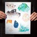 Crystal Specimen Chart 2 Print 11x14 - Etsy