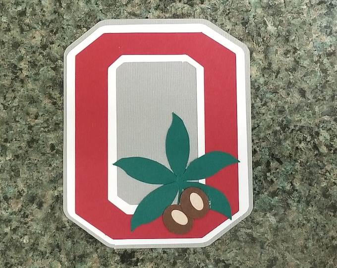 Ohio State Block O Die Cut | Etsy