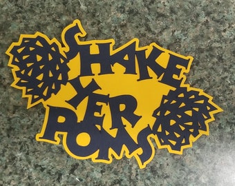 Cheerleading Die Cut - Etsy