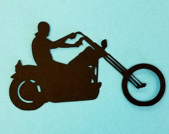 Motorcycle Die Cut | Etsy