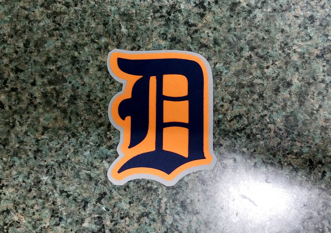 Detroit Tigers D - Die Cut - Etsy