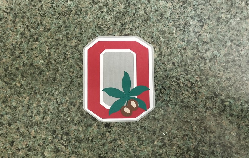 Ohio State Block O - Die Cut - Etsy