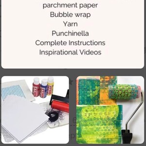 Gelli Arts Card Making Kit Card Printing Kit 5 X 5 Gel Printing Plate ...