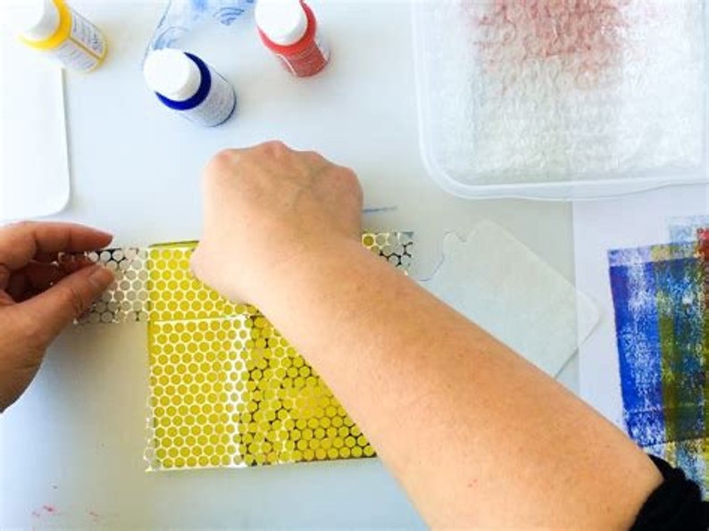 Gelli Arts Card Making Kit Card Printing Kit 5 X 5 Gel Printing Plate ...