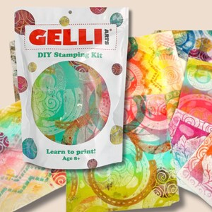 Card Making Gel Plate Printing Kit Art Project Supply Package With ...