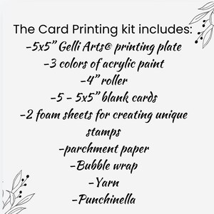 Card Making Kit Card Gel Plate Printing Kit Greeting Card Printing ...