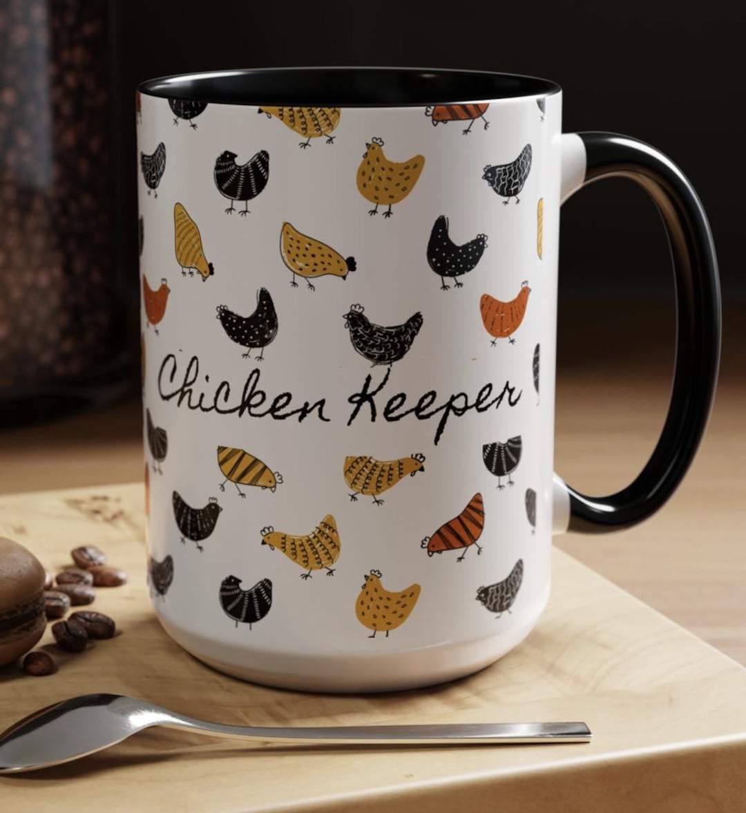 Chicken Themed Kitchen Accessories for Chicken Owners Personalized Mug ...