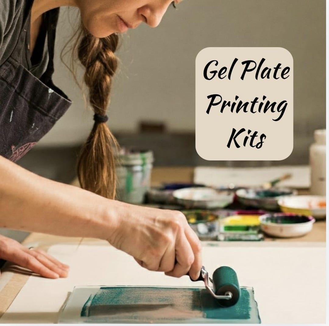 Gel Plate Printing Gel Press Printing Plate Styrofoam Stamp Printing ...