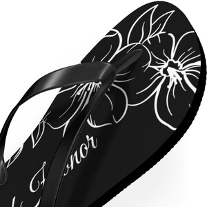 Custom Sandal Destination Wedding Personalized Flip Flop Bridal Party ...