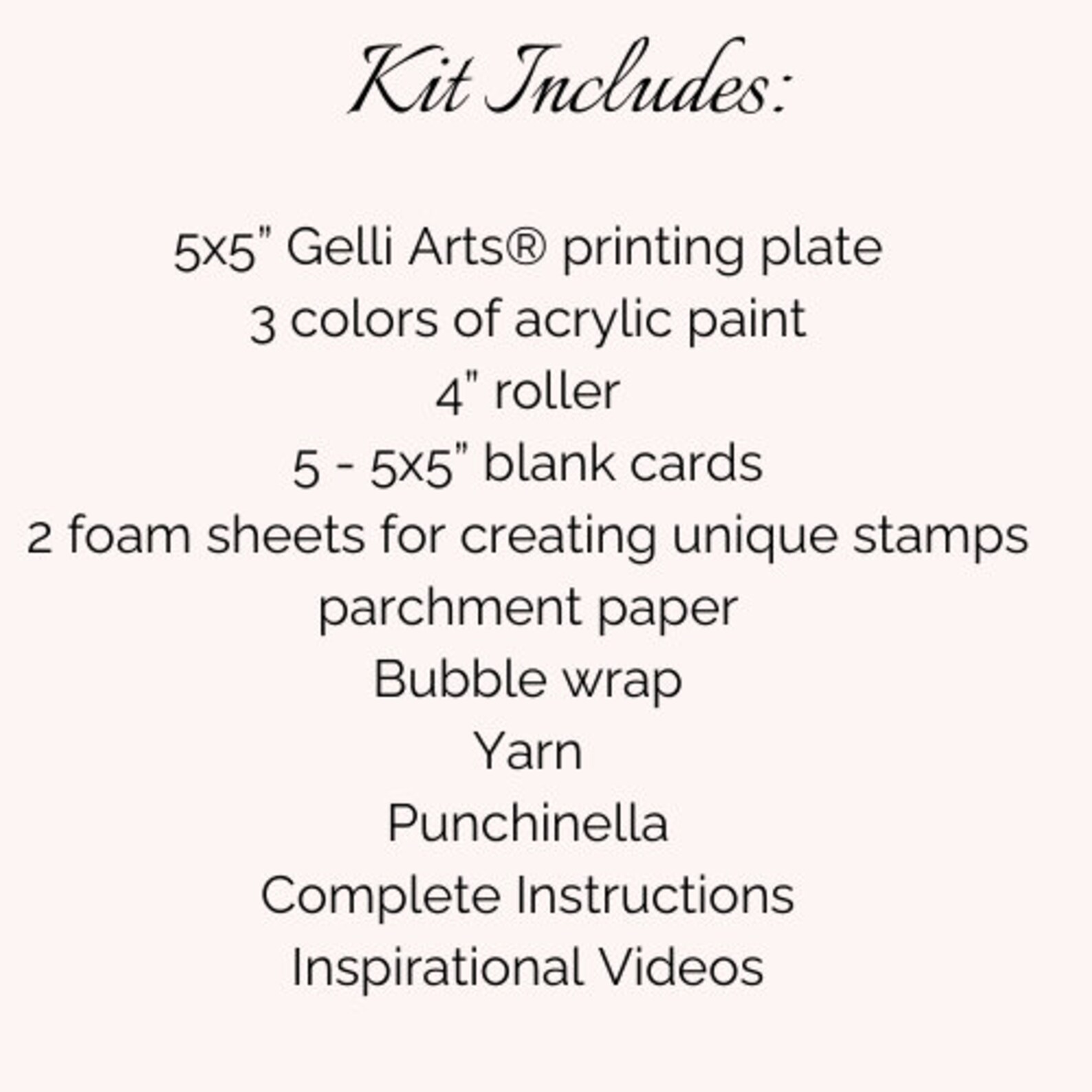 Gelli Arts Card Making Kit Card Printing Kit 5 X 5 Gel Printing Plate ...
