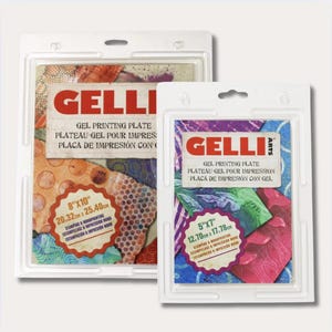 Gelli Arts Gel Printing Plate Tools Gel Plate and Other Supplies ...