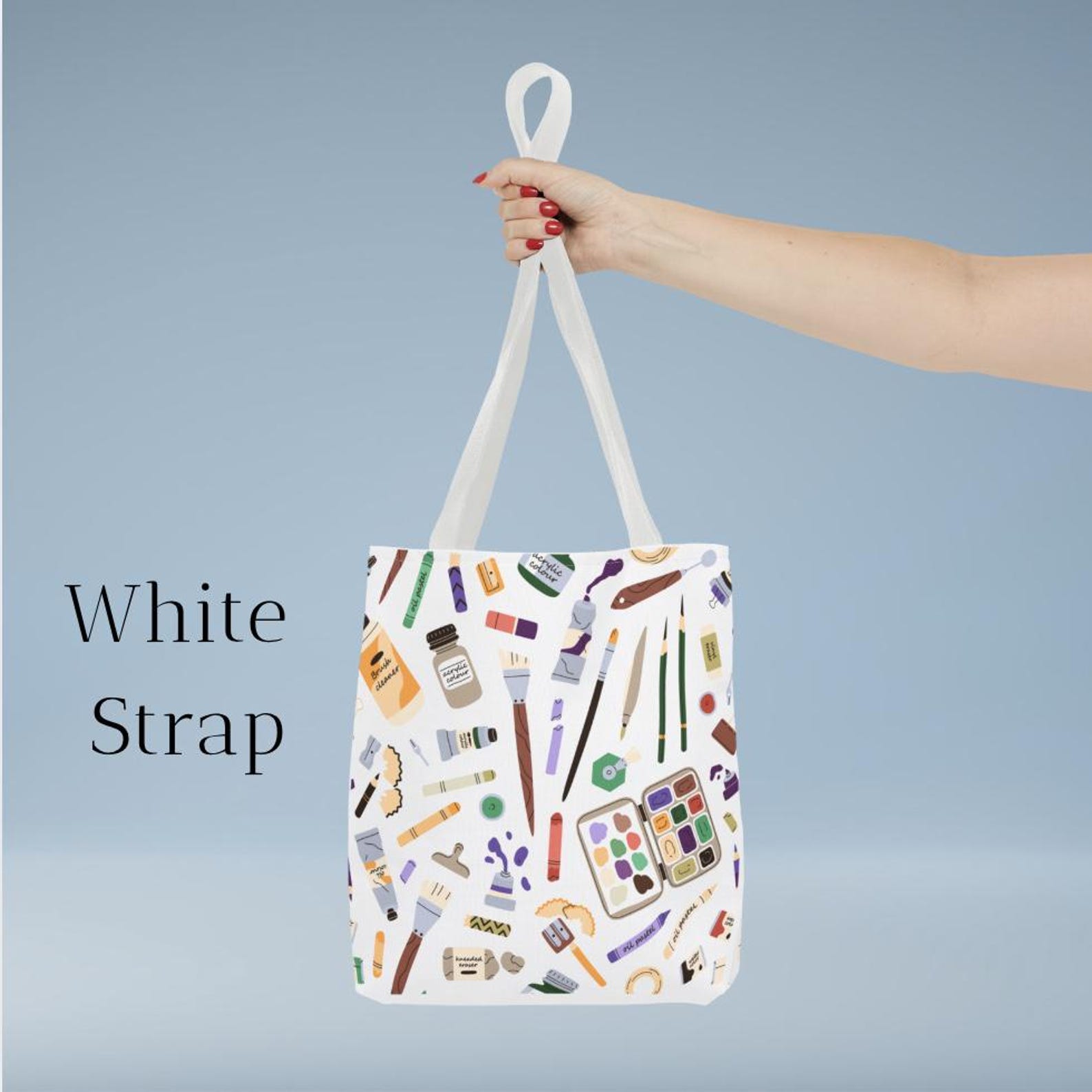 Artist Tote Bag Art Student Gift Art Class Supplies Personalized ...