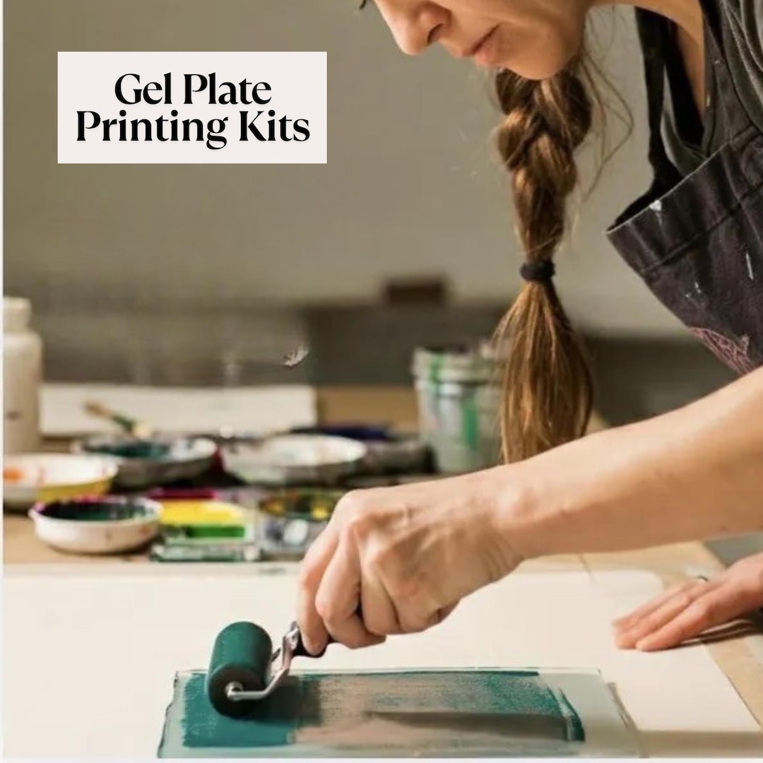 Gel Plate Printing Gel Press Printing Plate Styrofoam Stamp Printing ...