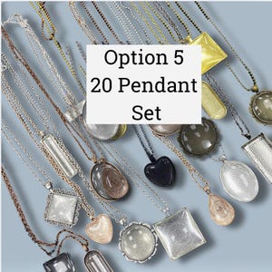 DIY Pendant Making Kit Personalized Jewelry Kit for Beginners Craft Kit ...