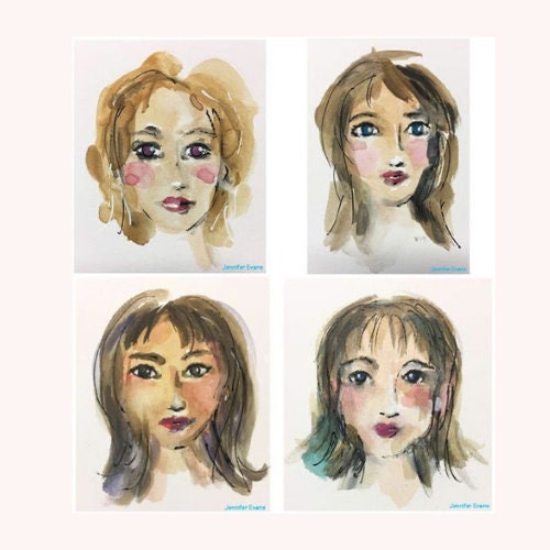 Face Stencil for Painting Plastic Face Templates Art Journaling ...