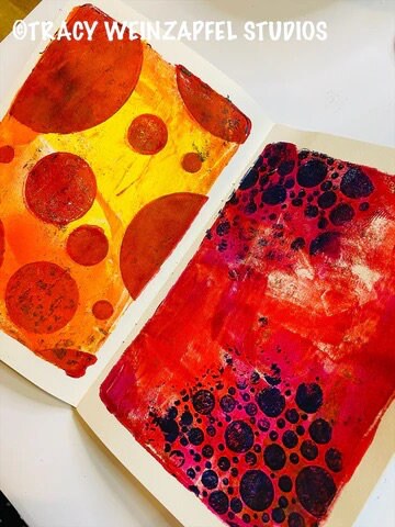 Gelli Arts Monoprinting Journal Kit Joyful Journal Kit 5 X 7 - Etsy