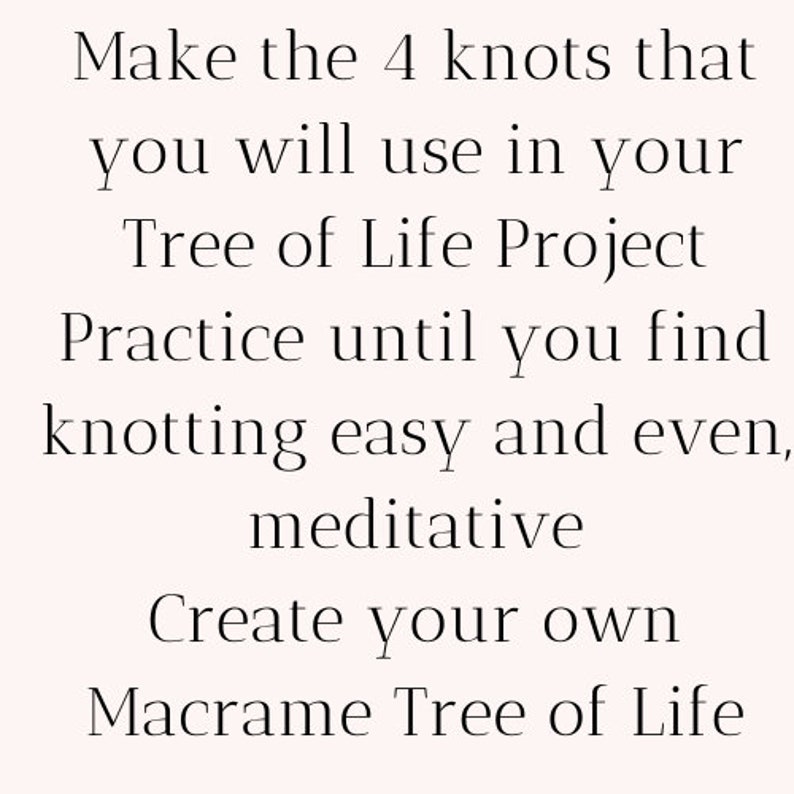 DIY Macrame Tree of Life Kit Adult Beginner Macrame Wall Hanging Learn ...