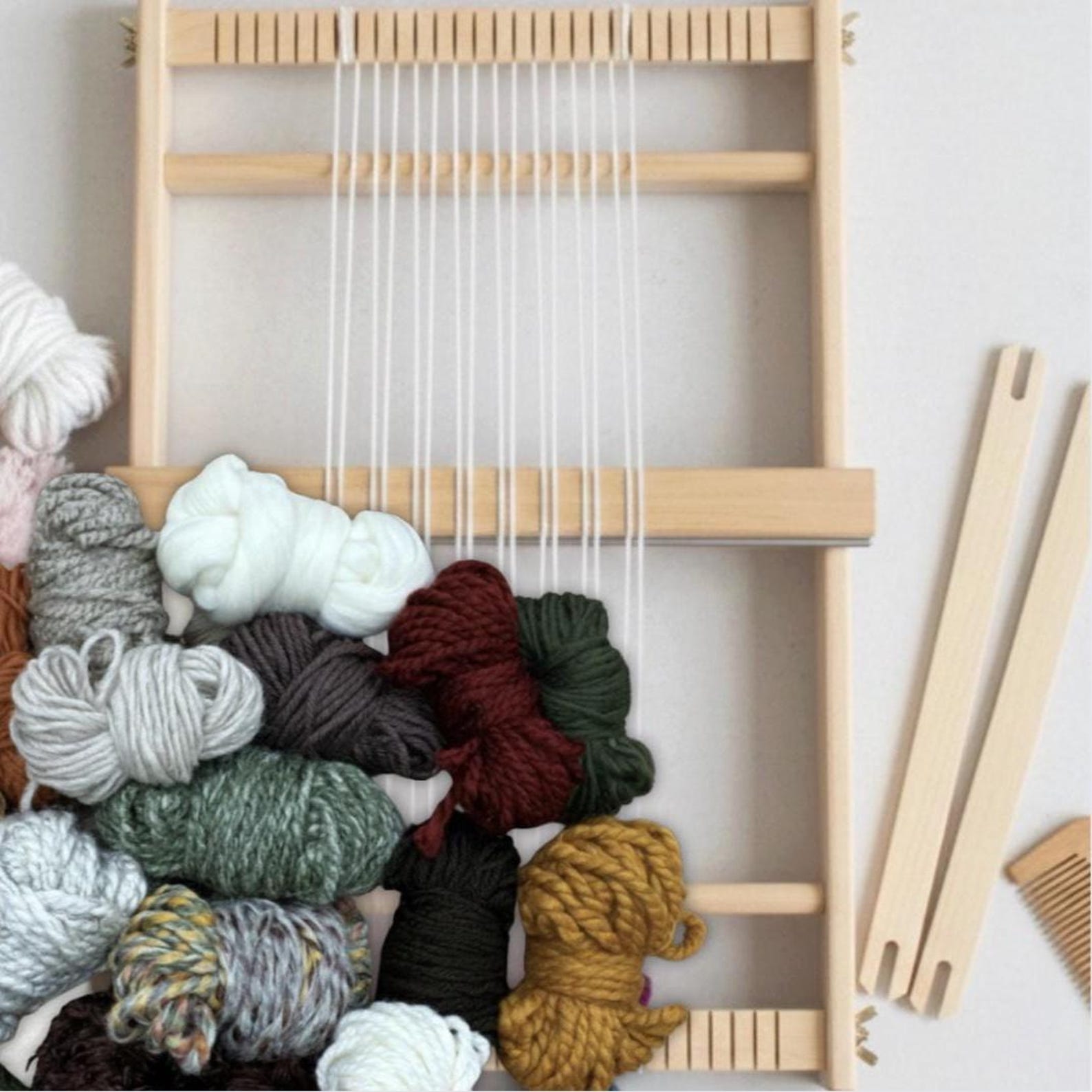 Felting Wool for Crafts Learn to Weave Supplies Textured Wall Art ...