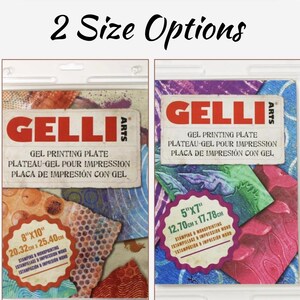 8" X 10" Gel Plate Reusable Gel Printing Plate Gelli Arts Gel Printing ...