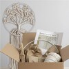 Macrame Kit - Large Tree of Life With Green and Natural Variegated ...
