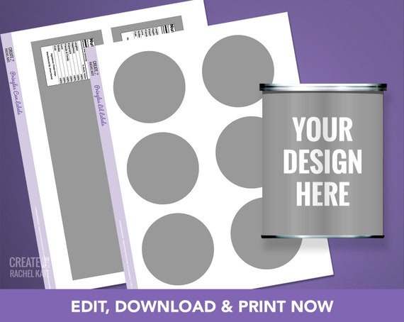 CUSTOM Potato Chip Mini Can Tube Stickers Labels Favors Bag - Etsy