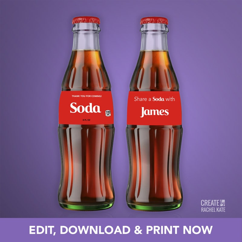 Cola flasche mit namen - Etsy.de