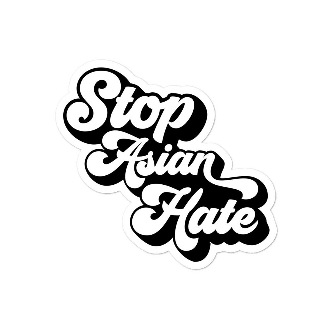 Stop Asian Hate Decal Sticker Gifts for Activists - Etsy