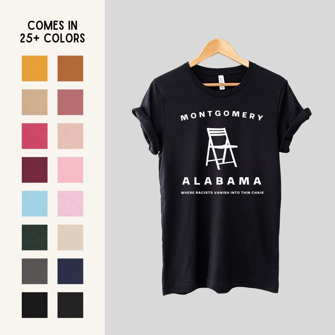 Montgomery Alabama Chair Pun Unisex Graphic Tee | T-shirt | Gifts for ...