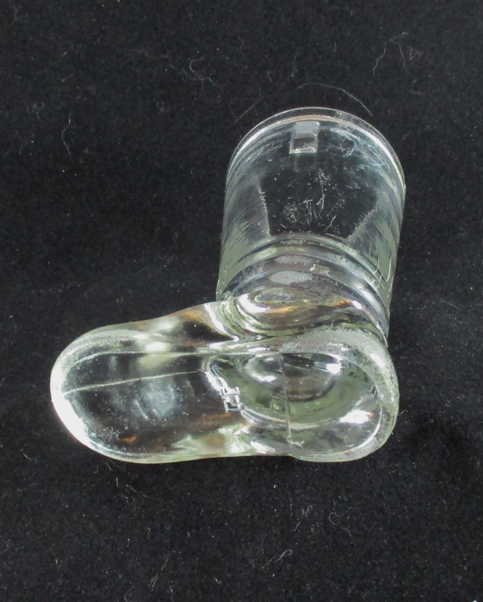 Clear Glass Boot 3" Tall - Etsy