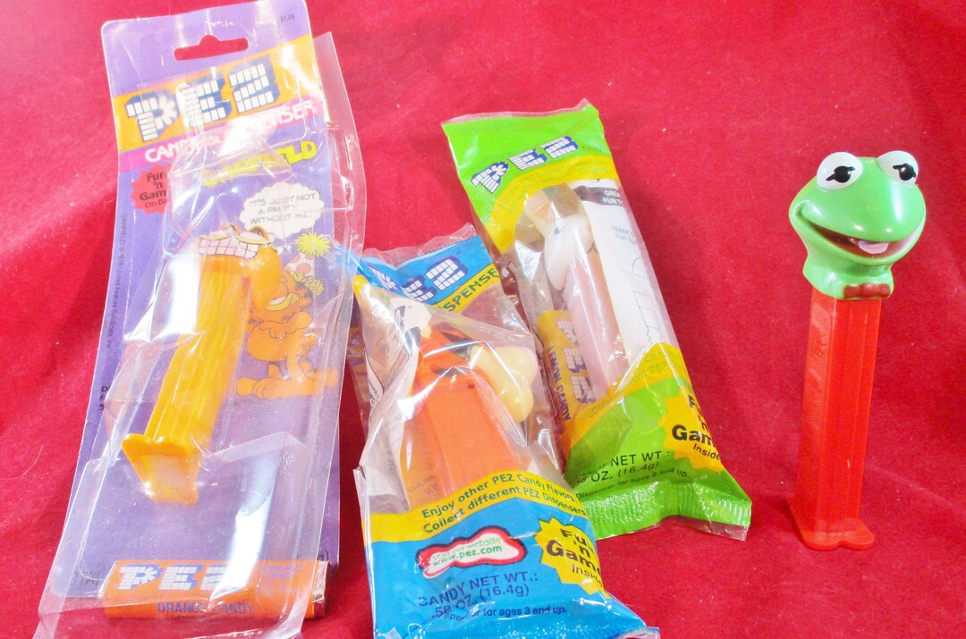 Pez Dispensers, Tigger, Kermit, Garfield and Bunny - Etsy