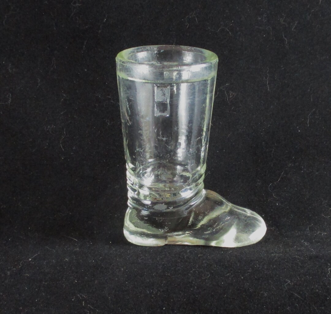 Clear Glass Boot 3" Tall - Etsy