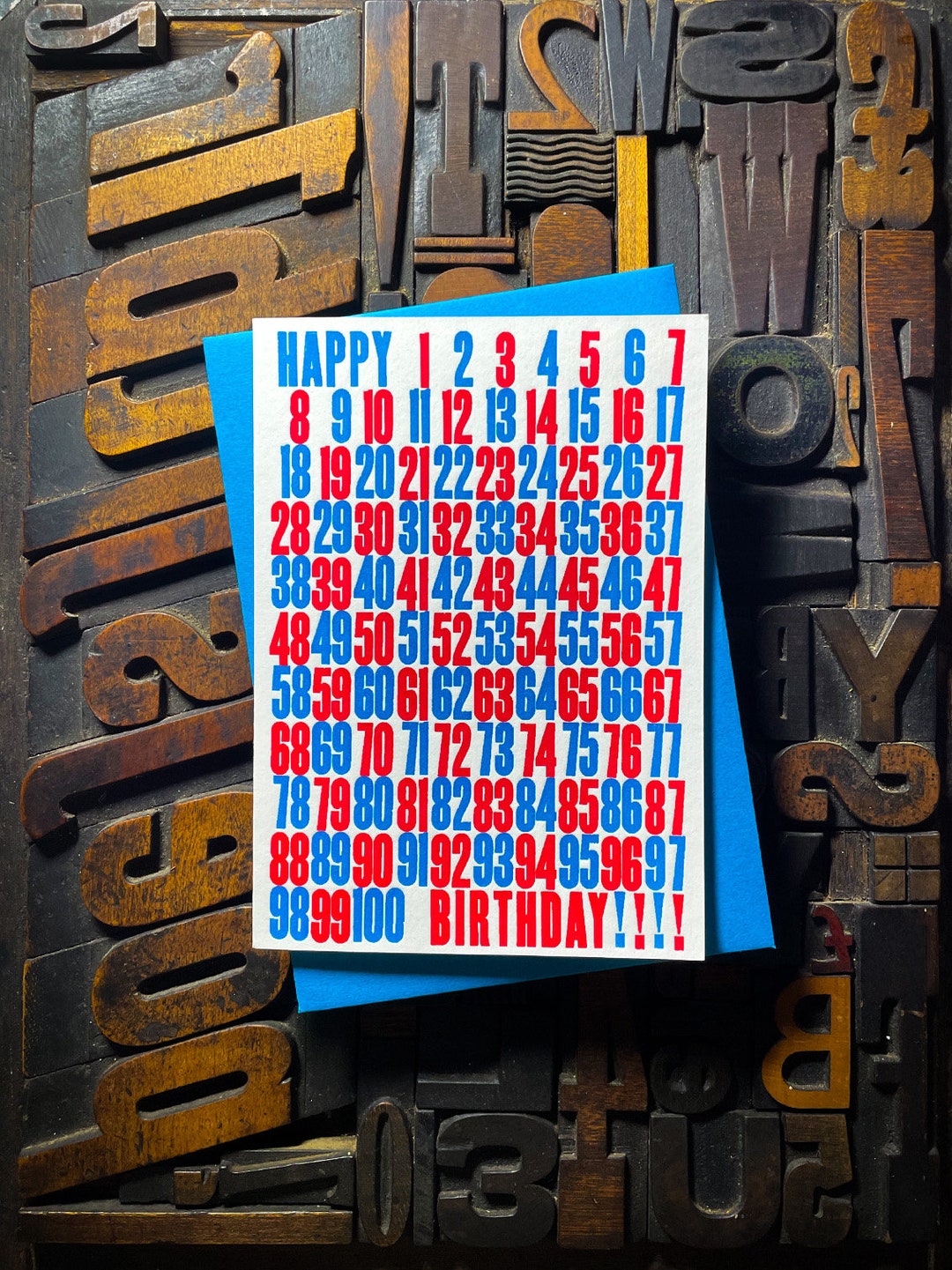 Every Birthday Card | Letterpress Card - Etsy