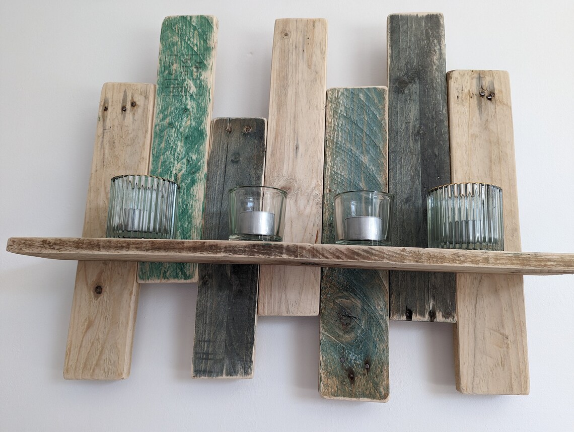 Recycled Wooden Display Unit - Etsy