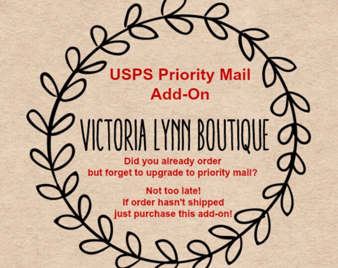 24 Hour Rush Order + Priority Mail USPS Shipping (continental US Orders Only) - Etsy