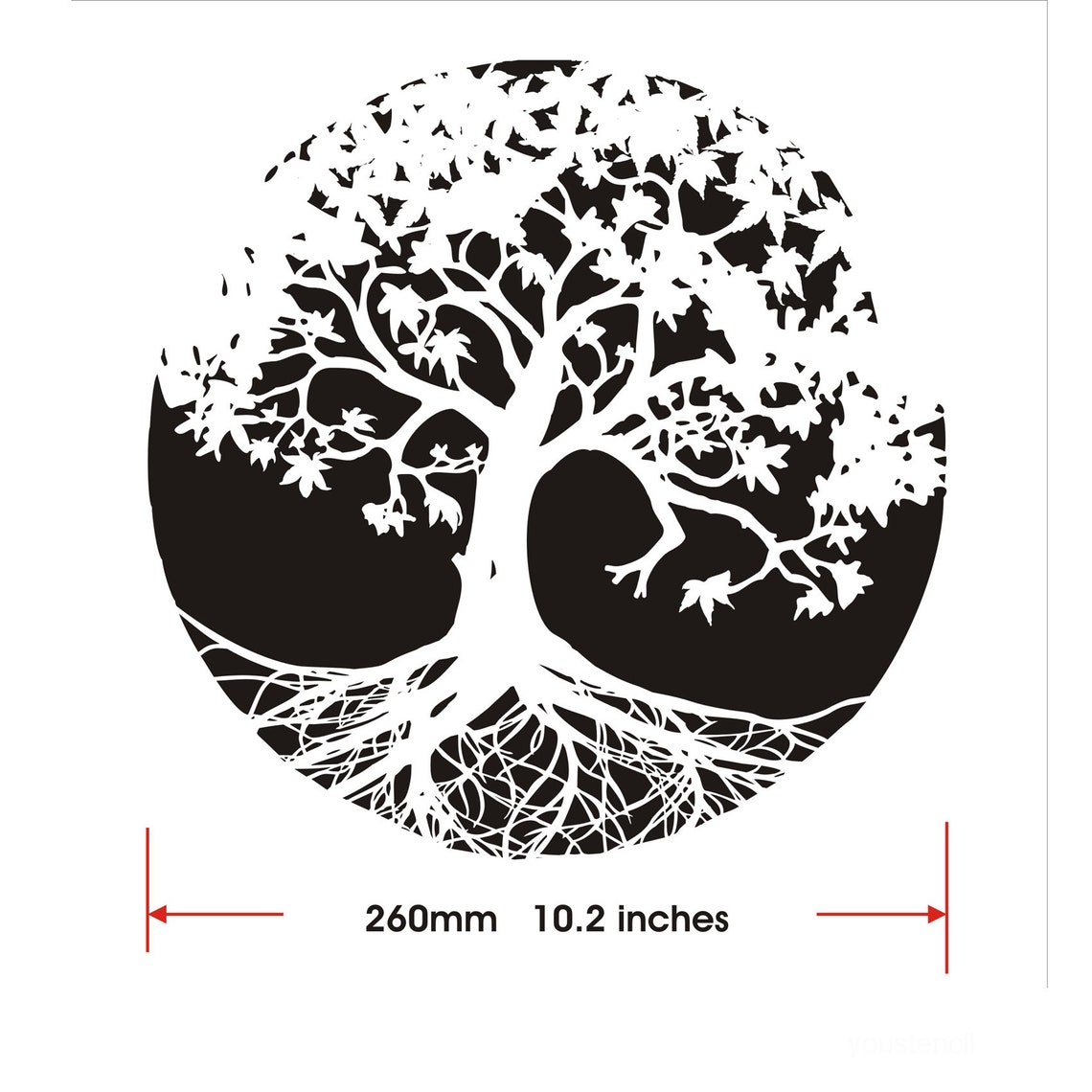 Tree Stencil for Walls Art and Furniture. ST37 - Etsy