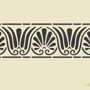 Greek Border Stencil, Extra Large. for Walls , Furniture and Art: ST113 ...