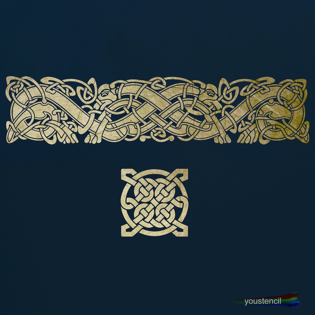 Celtic Knot Stencil for Art, Walls and Furniture ST99 - Etsy