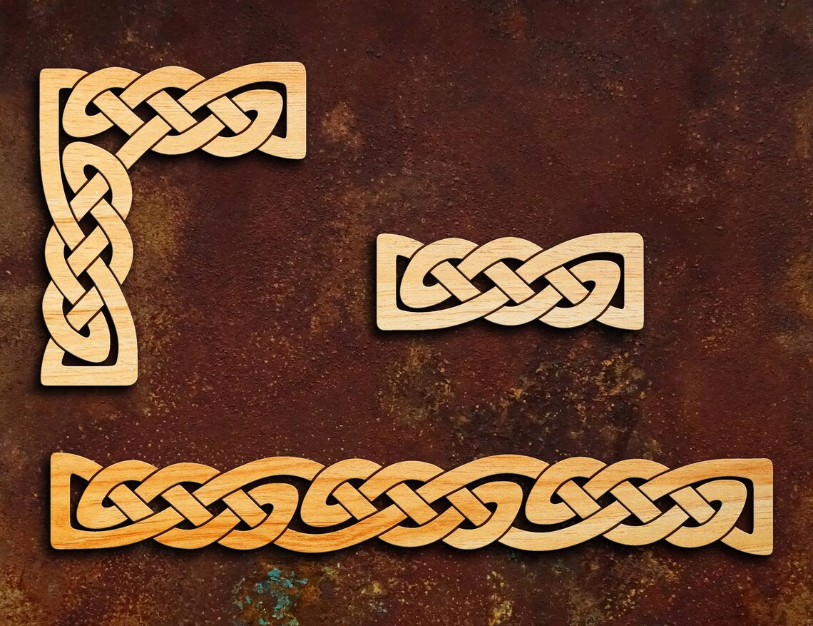 Celtic Knot Border Vector 93 Svg Dxf Ai Cdr Pdf Eps. - Etsy Canada