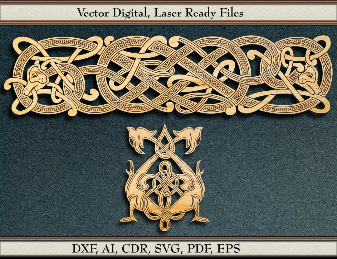 Celtic Knot, Vector Design #87, Svg, Dxf, Ai, Cdr, Pdf, Eps. for Laser ...