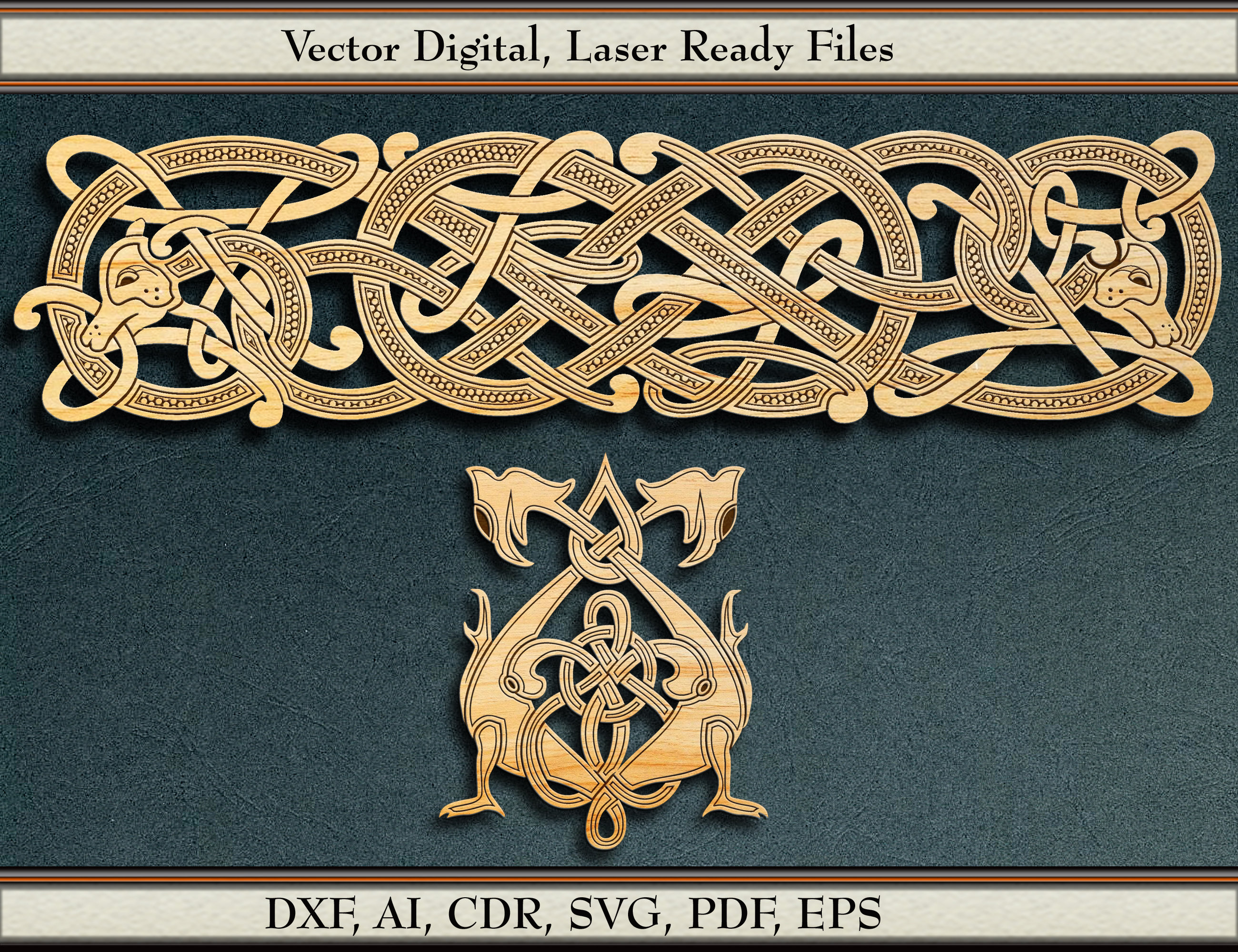 Celtic Knot Vector Border