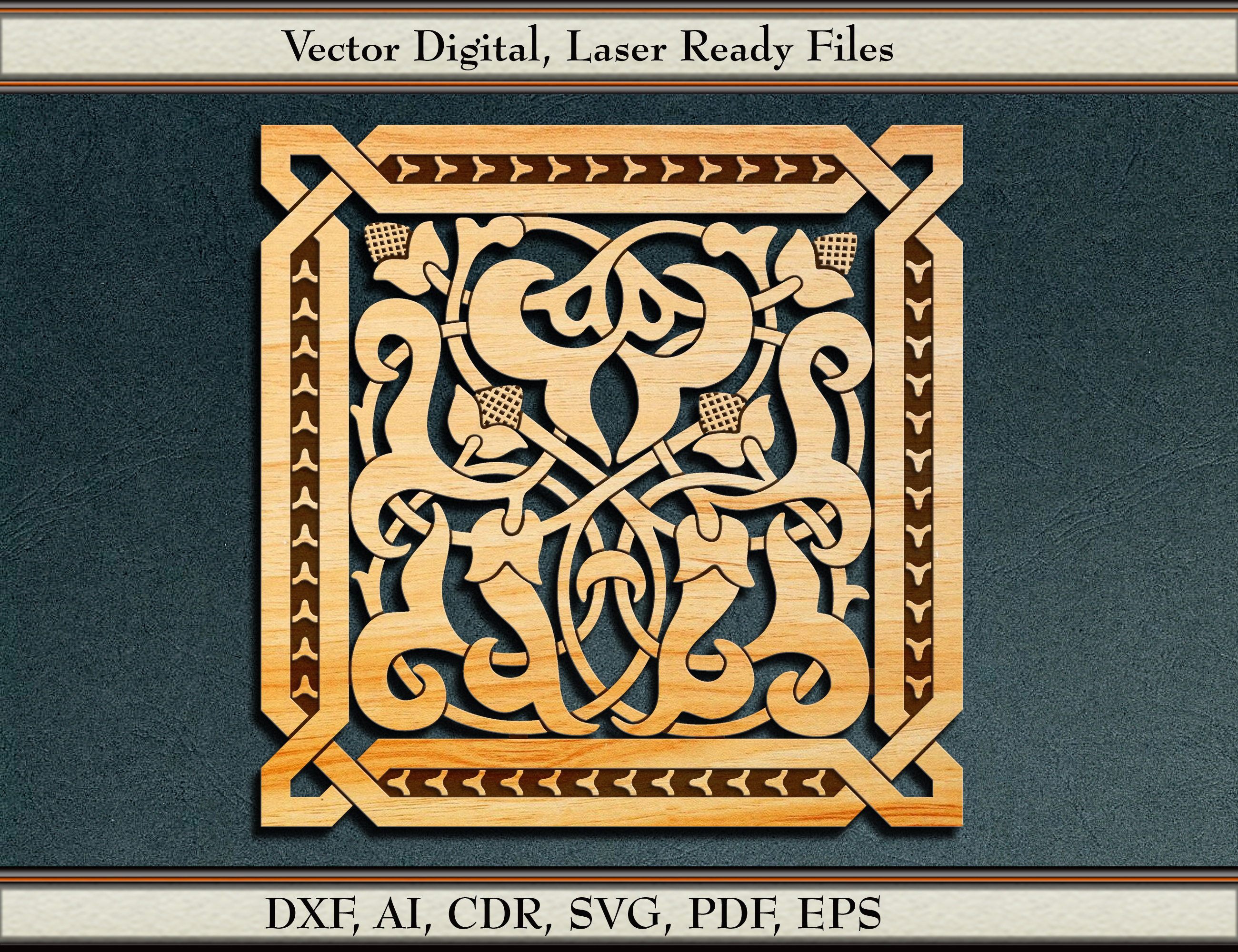 Moroccan Tile Vector, #79, Svg, Dxf, Ai, Cdr, Pdf, Eps. Laser Cut Files ...