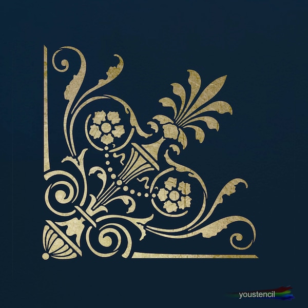 Victorian Stencil - Etsy