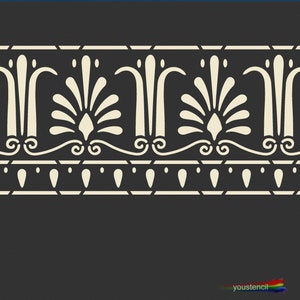 Large Greek Border Stencil for Walls, Art and Furniture. ST122L - Etsy